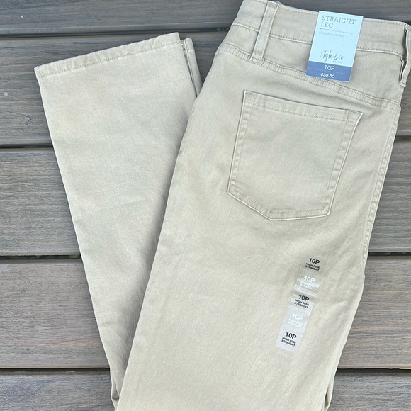 Style & Co. | Pants & Jumpsuits | Style Co Nwt Straight Leg Slimming ...
